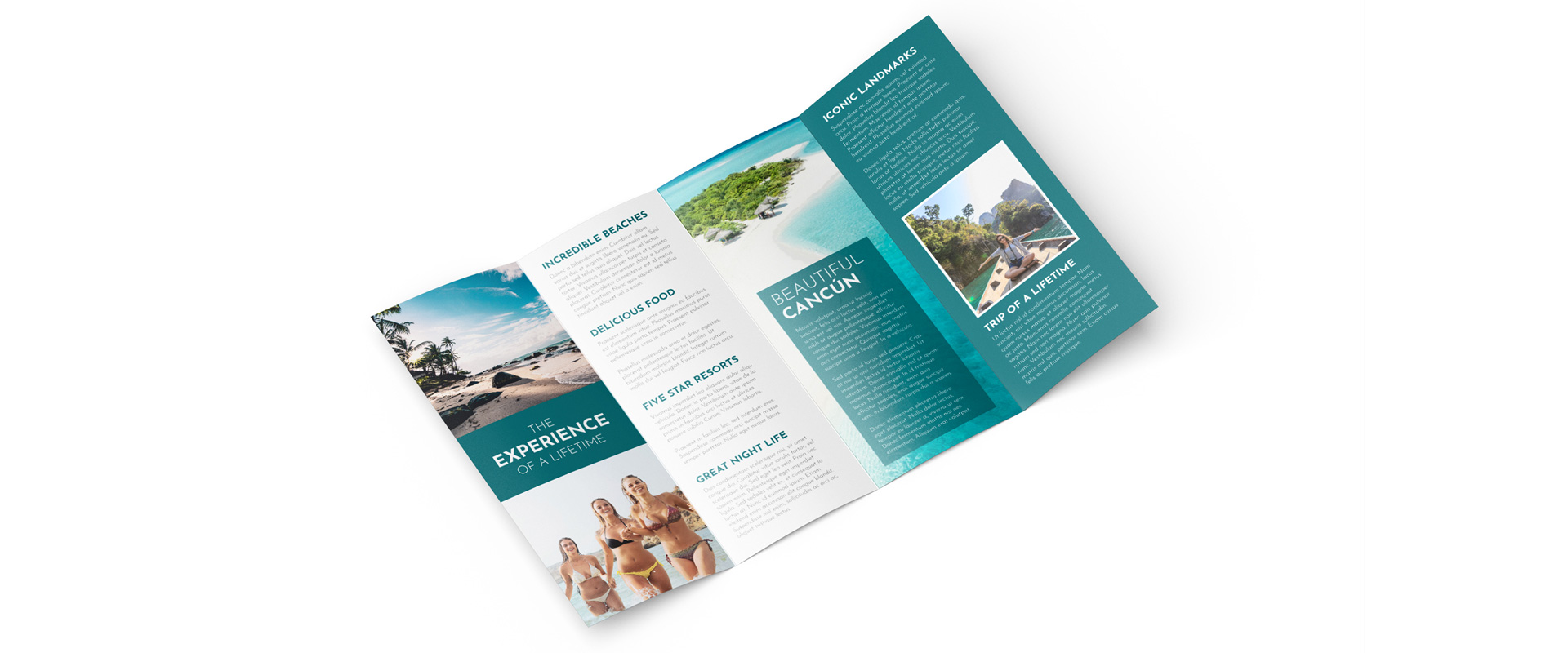 How To Make a Travel Brochure and Leaflet | Forty8Creates – Full ...