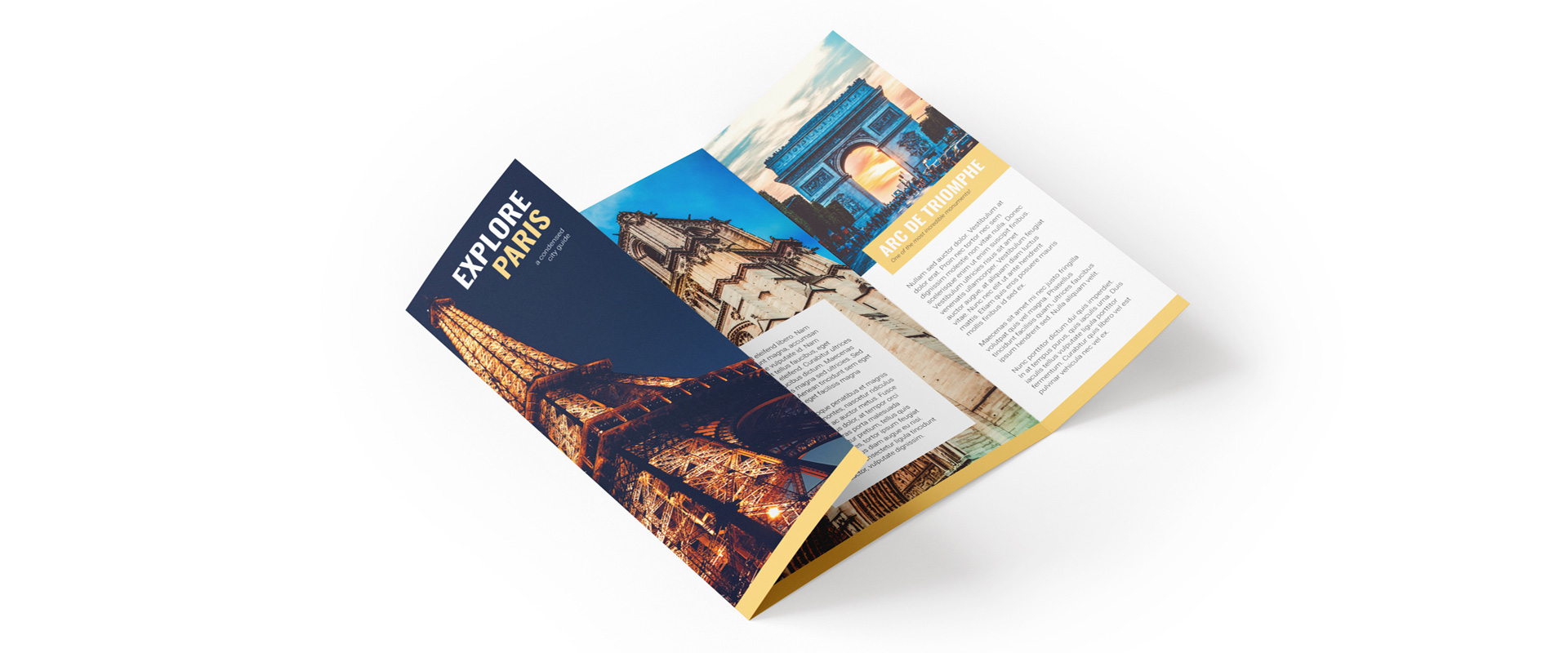 How To Make a Travel Brochure and Leaflet | Forty8Creates – Full ...